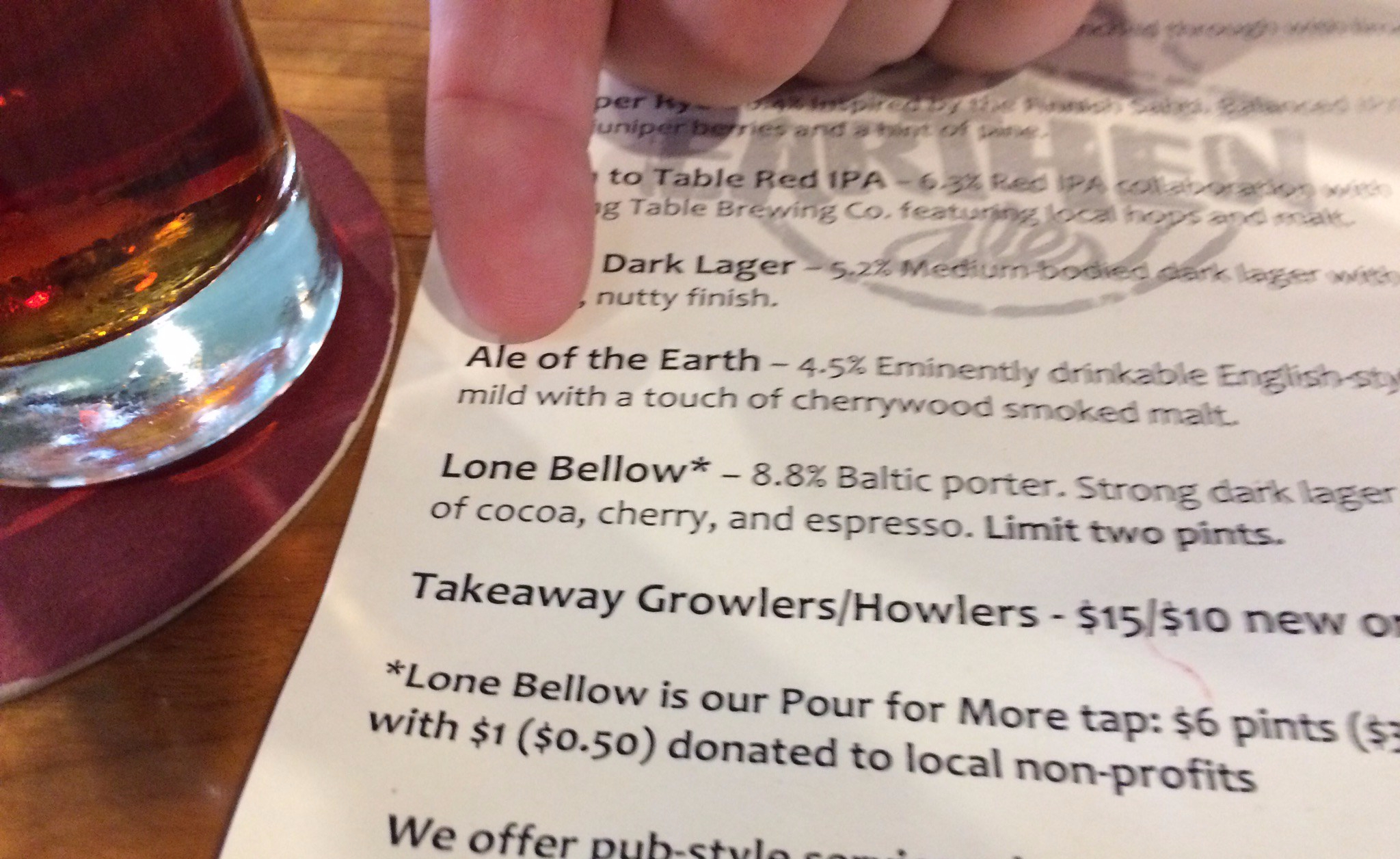 Earthen Ales – Ale of the Earth – 3 smokestacks (out of 7 ...